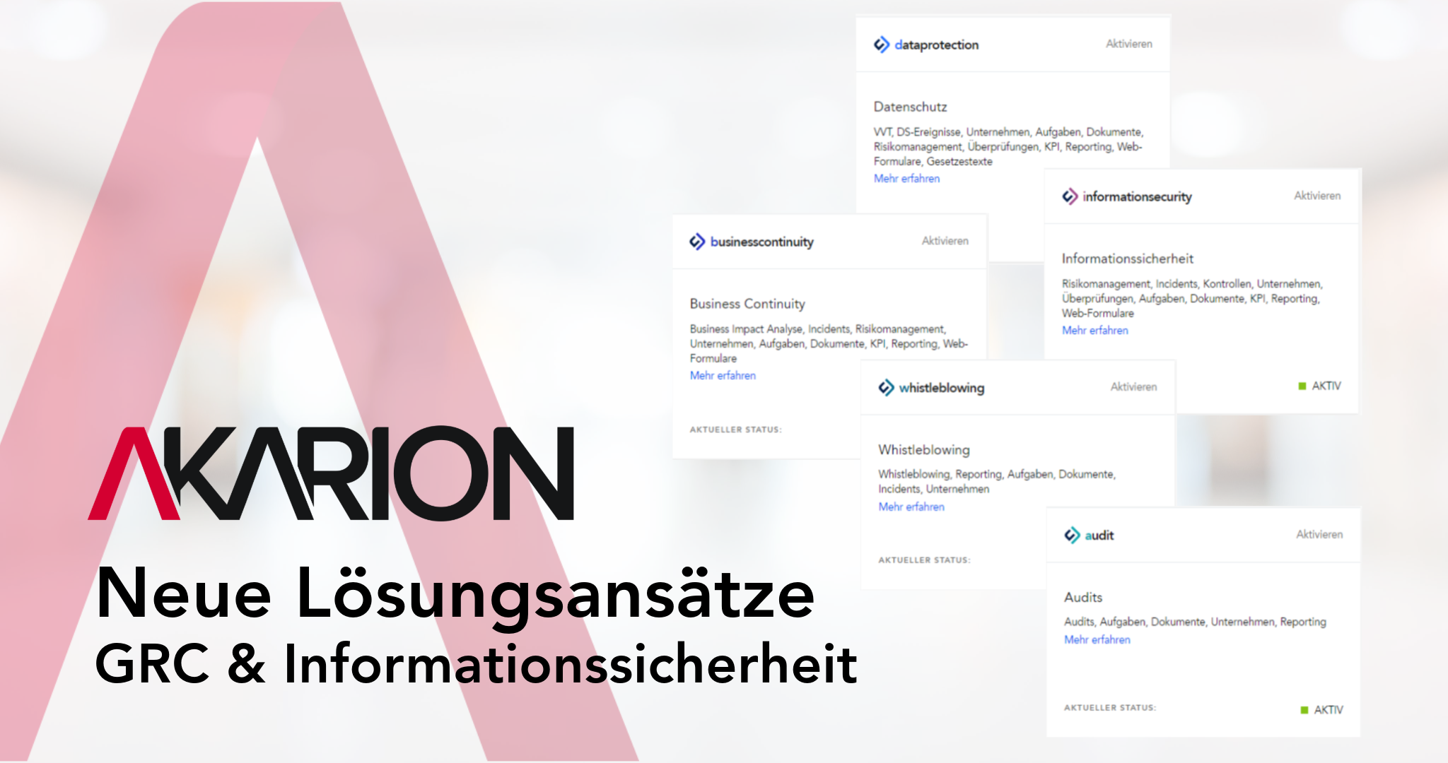 AKARION - GRC-Management der Zukunft